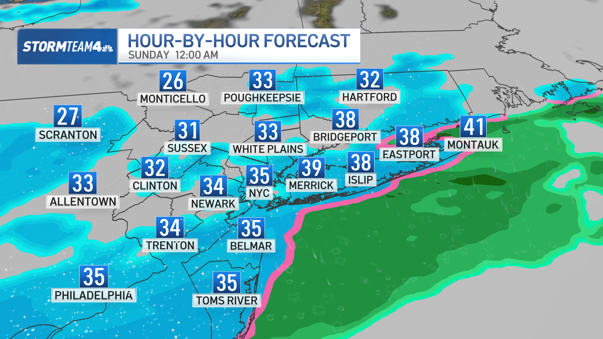 NYC to get first snow: See forecast, timeline, expected totals – NBC ...