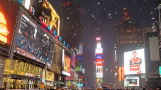 Times Square snow cam: Watch it snow live in NYC – NBC New York