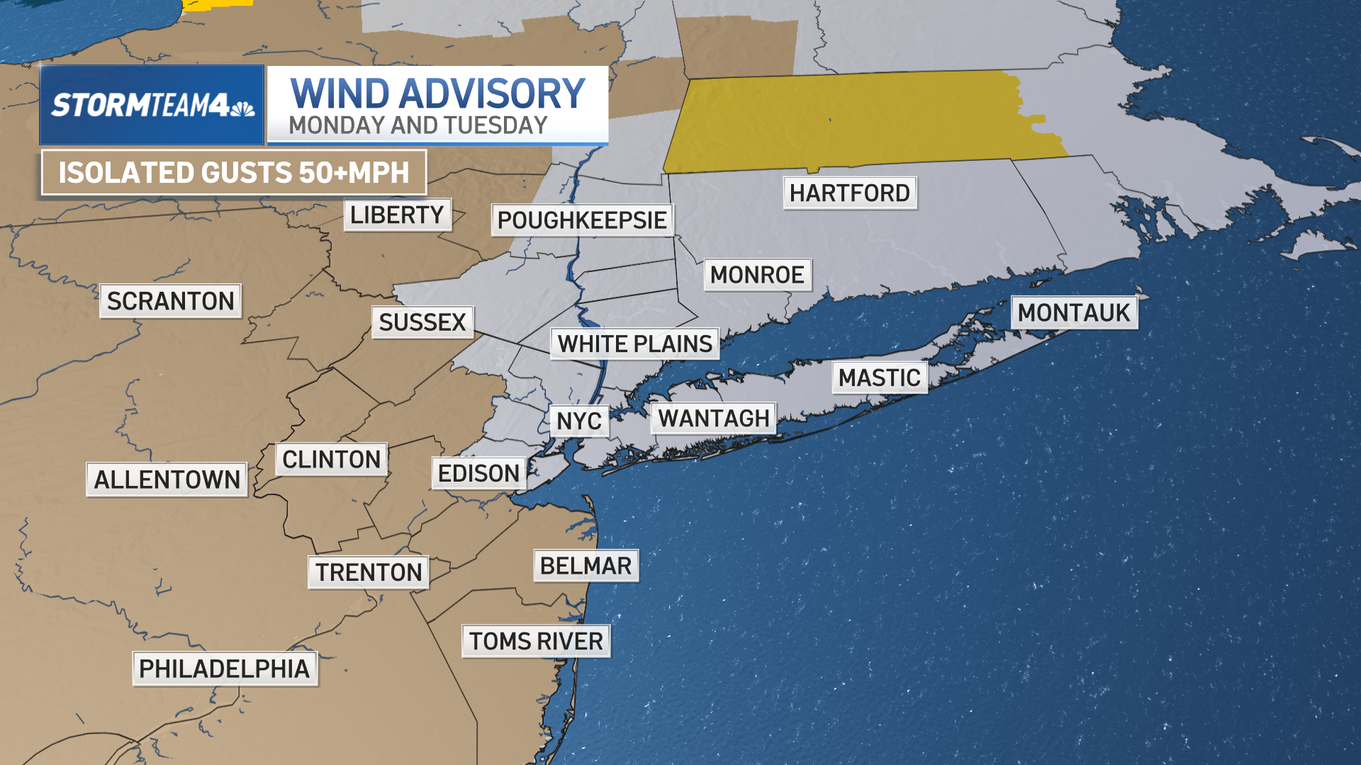 40 mph wind gusts, freezing temps close out 2025 – NBC New York