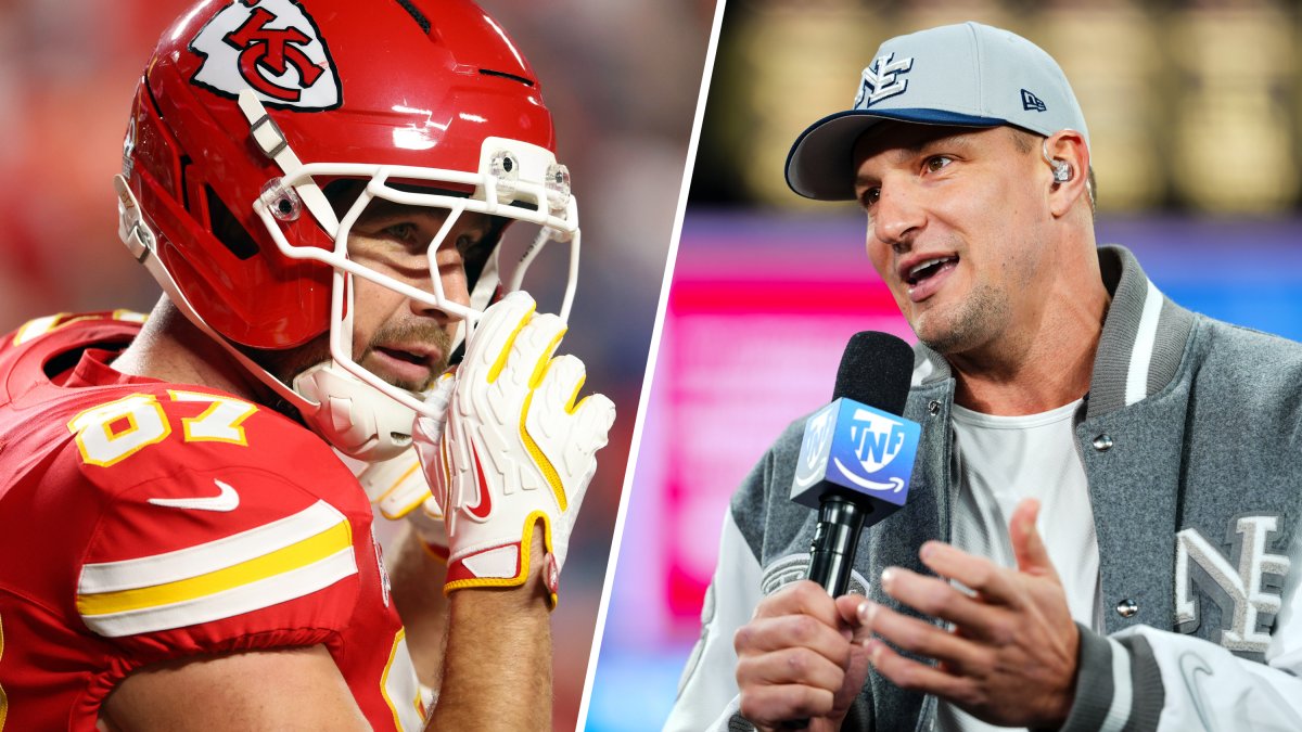 Rob Gronkowski reveals his retirement advice to Travis Kelce – NBC New York