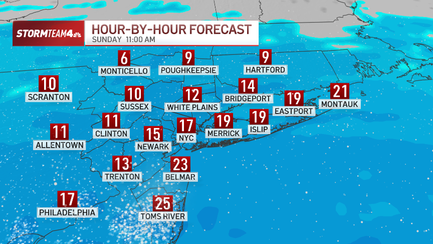 When will snow start, and how long will it last? See hourly radar – NBC ...