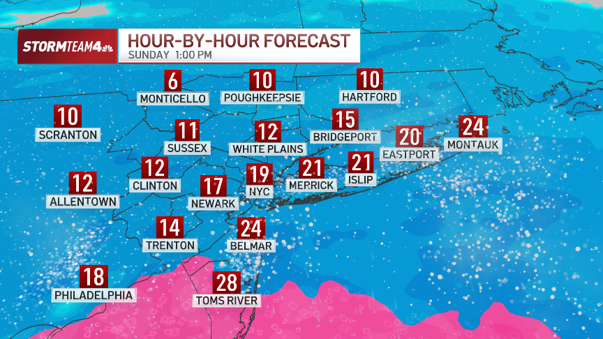 When will snow start, and how long will it last? See hourly radar – NBC ...