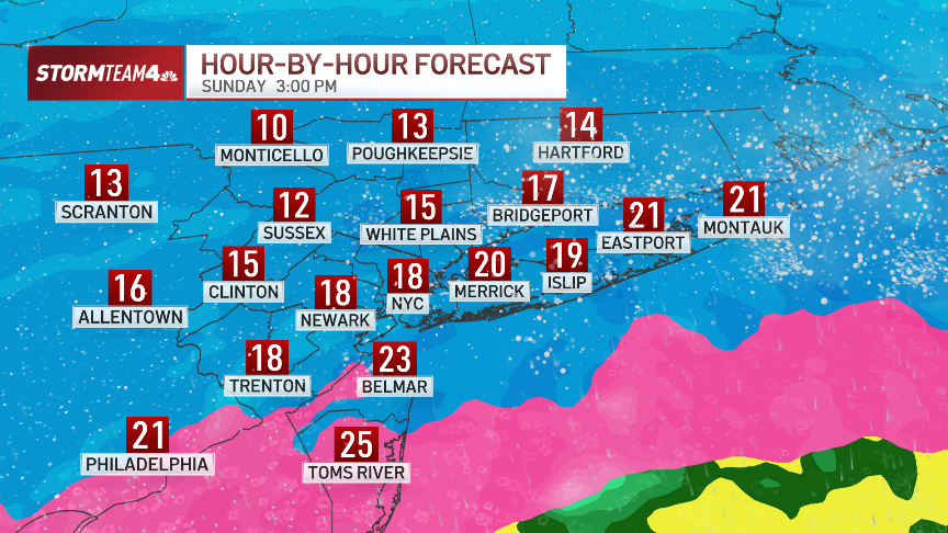When will snow start, and how long will it last? See hourly radar – NBC ...