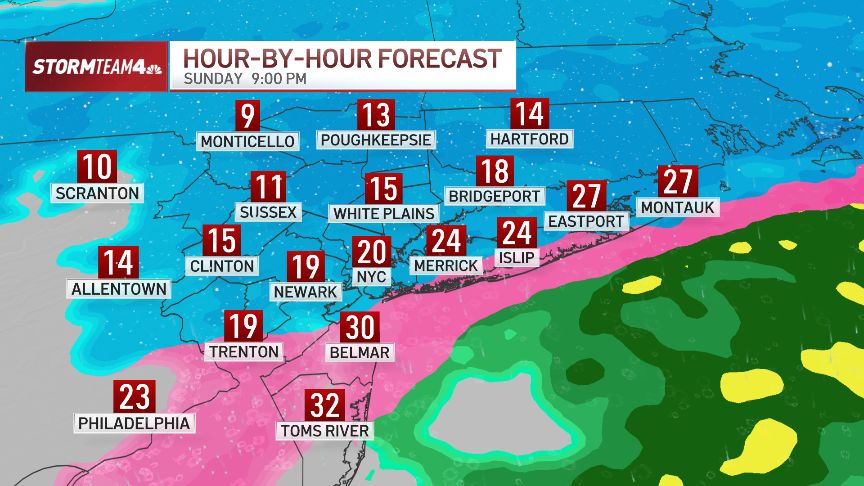 When will snow start, and how long will it last? See hourly radar – NBC ...