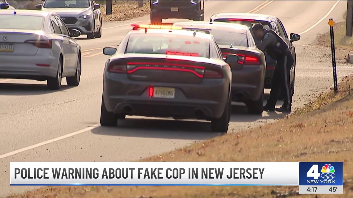 Police warning about fake cops in New Jersey – NBC New York