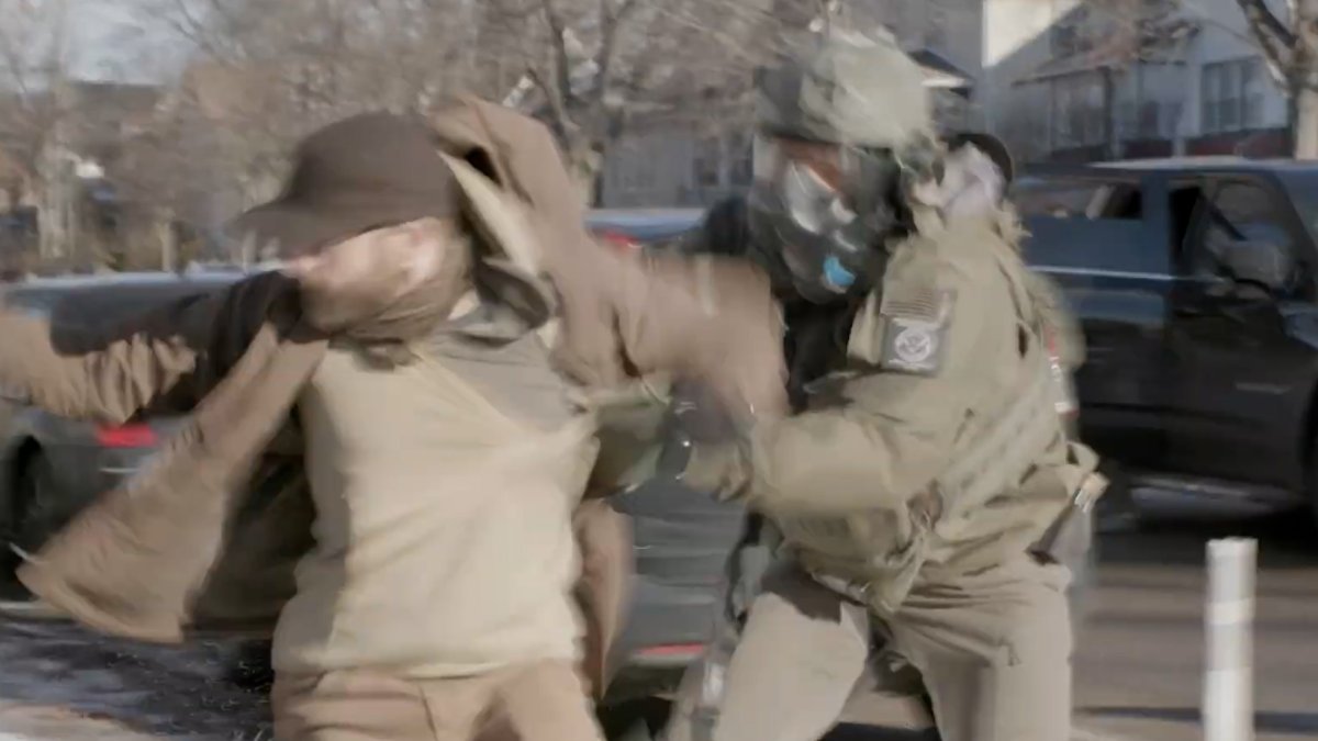 Video shows Alex Pretti with federal agents days before death – NBC New ...