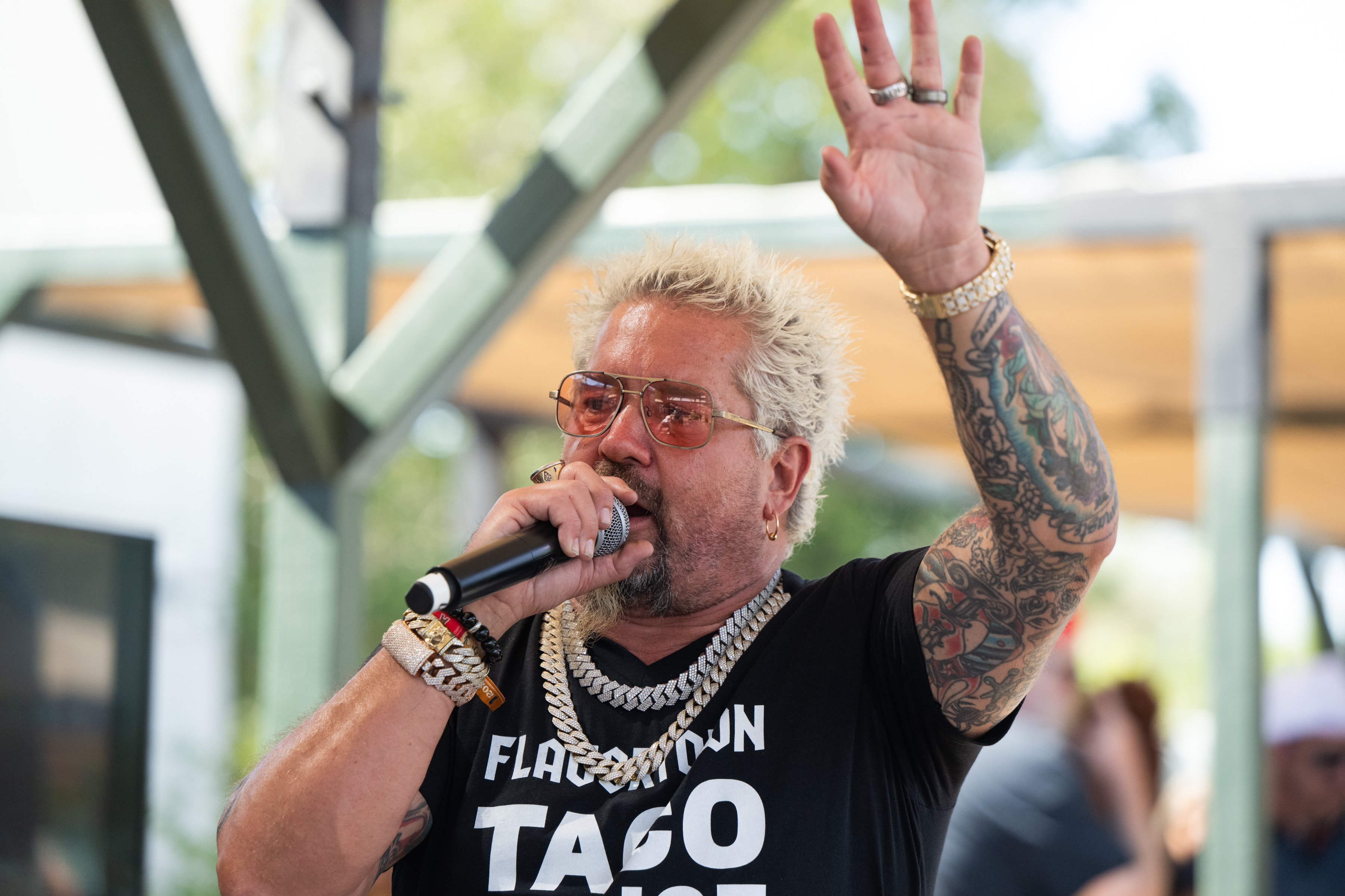 Guy Fieri’s AI birthday hair, wardrobe transformation – NBC New York