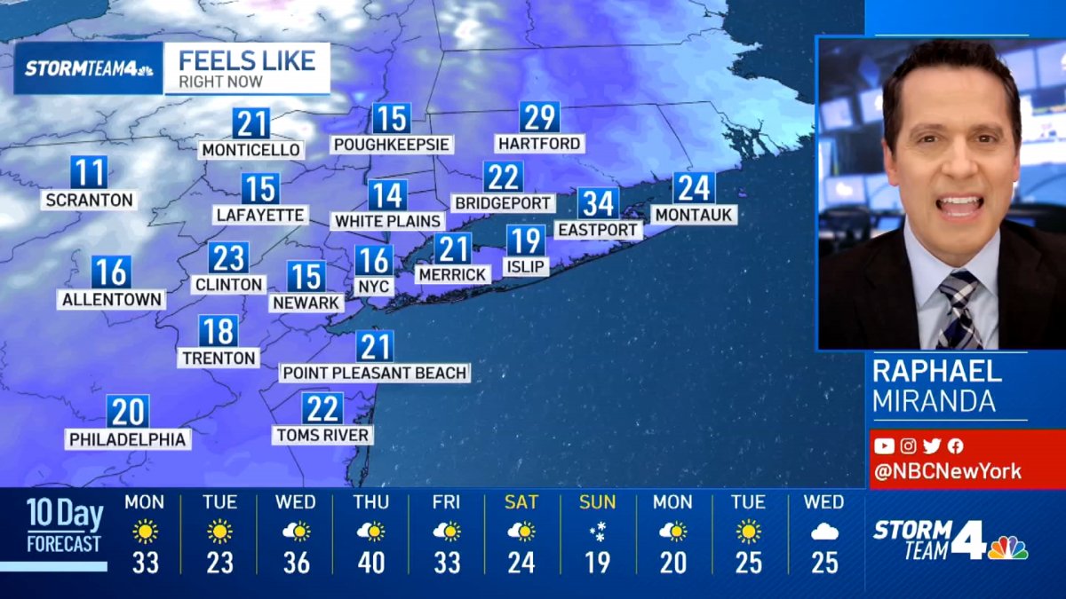 Latest Forecast From Storm Team 4 – NBC New York