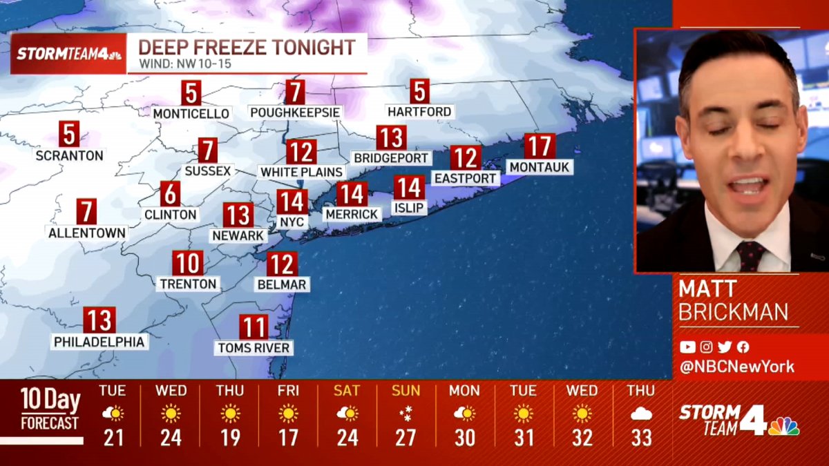 Latest Forecast From Storm Team 4 – NBC New York