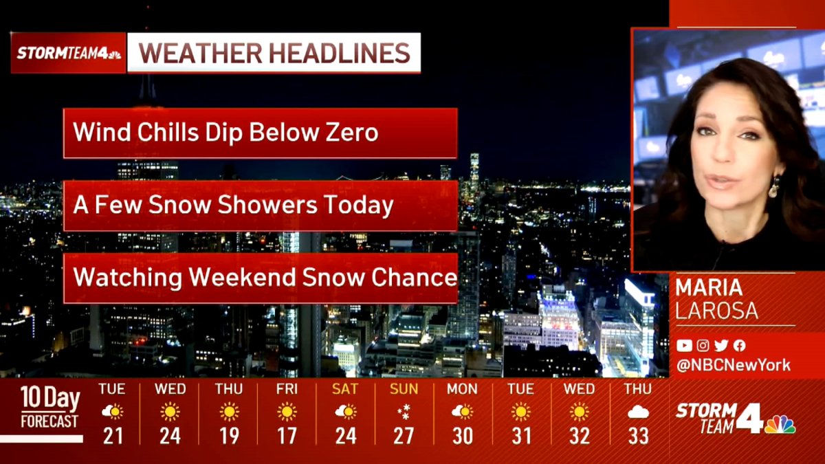 Latest Forecast From Storm Team 4 – NBC New York