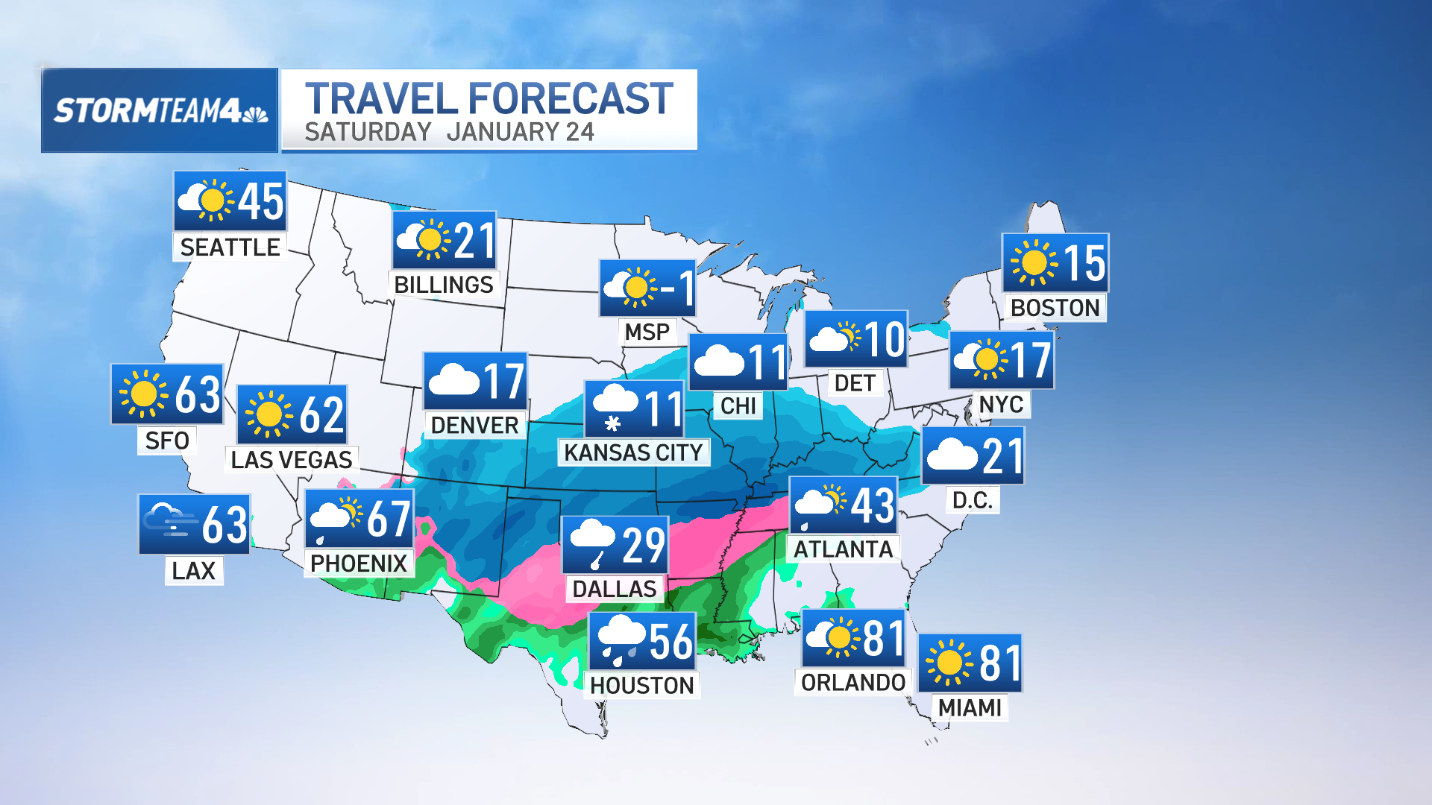 How much snow will NYC get? See first forecast map ahead of storm – NBC ...