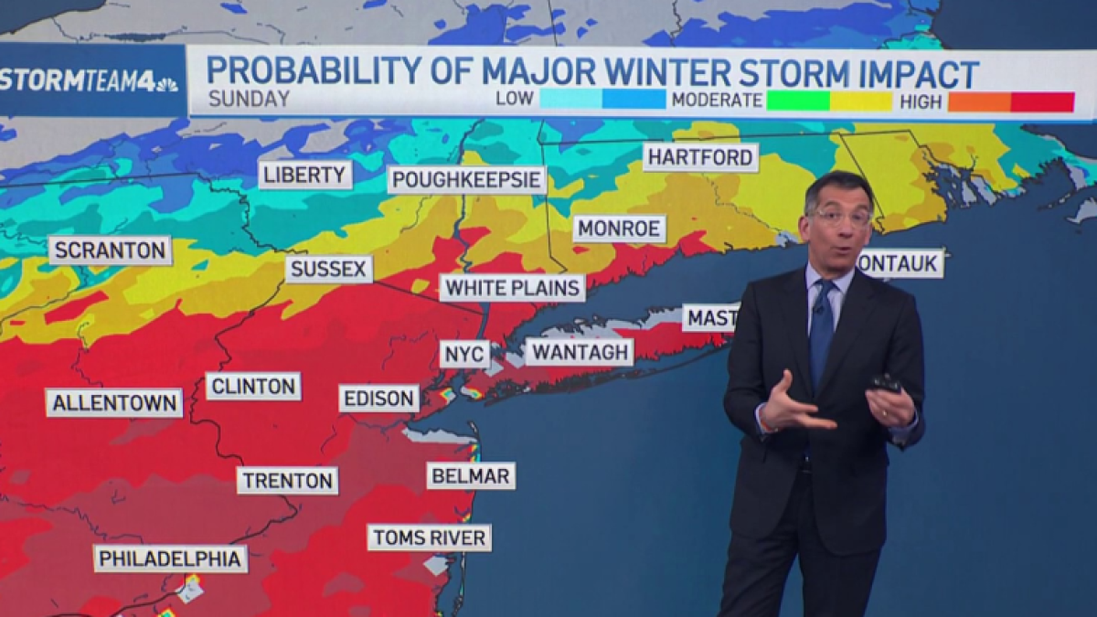 How much snow are we getting? NYC weather forecast varies – NBC New York
