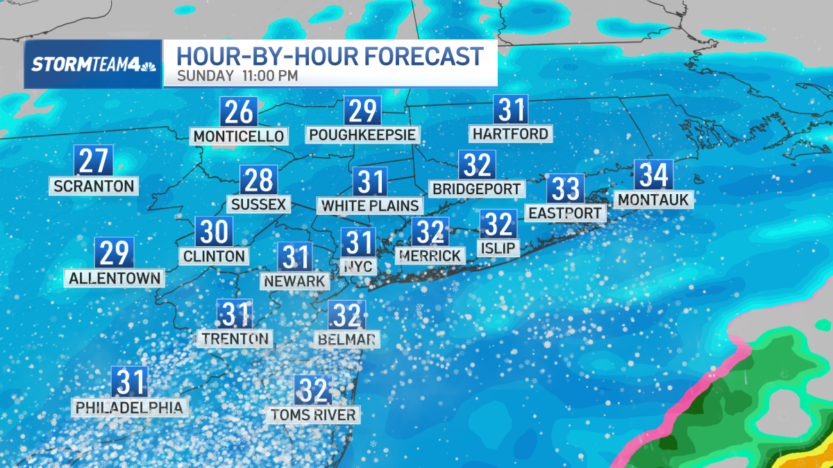 When will the snow hit? See hourly radar for the weekend storm – NBC ...