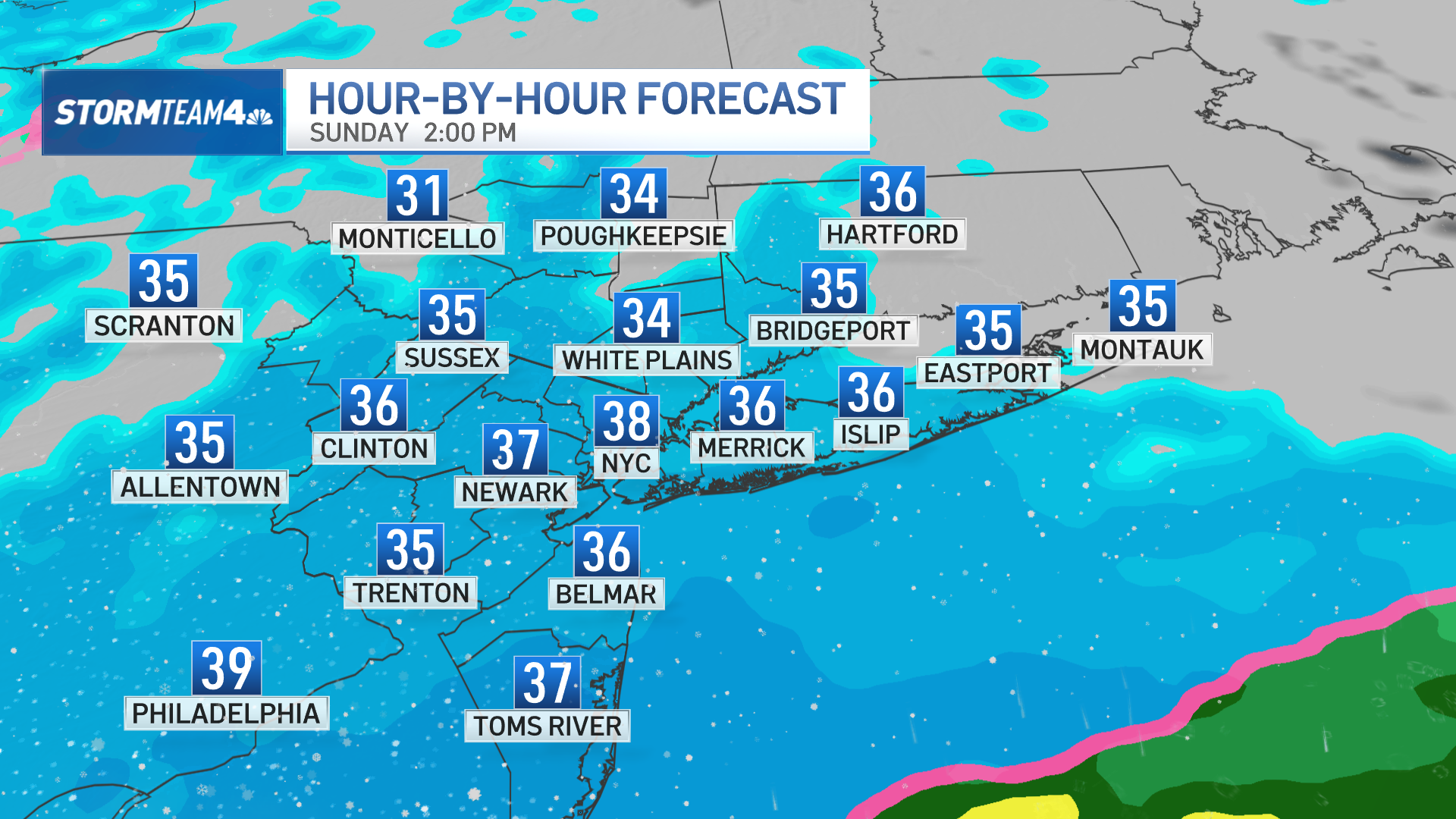 When will the snow hit? See hourly radar for the weekend storm – NBC ...
