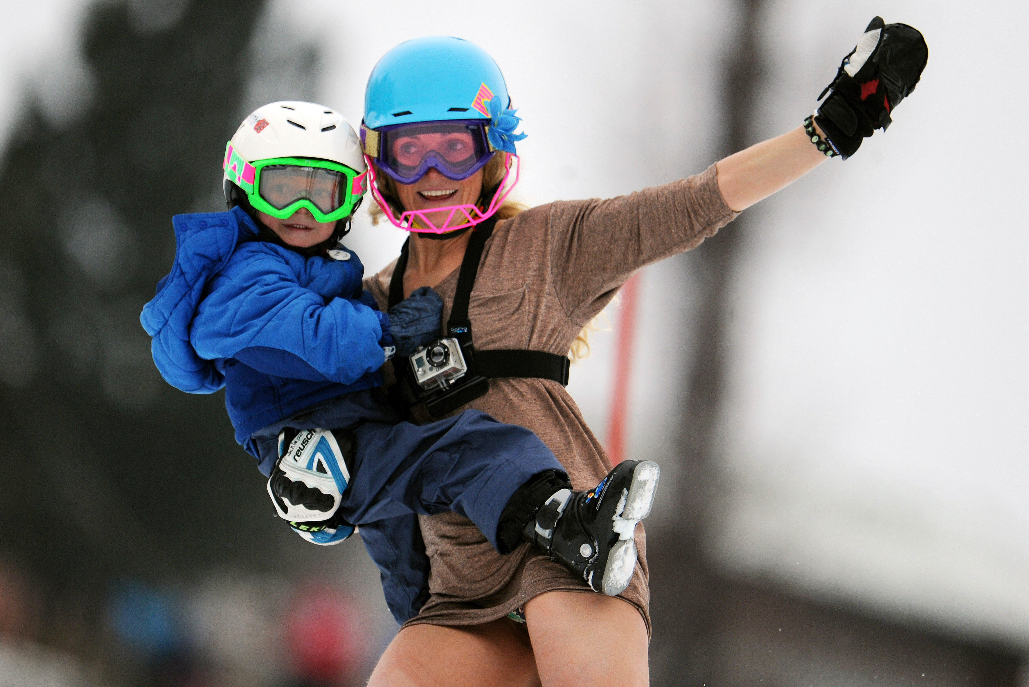 Sarah Schleper and son Lasse skiing for Mexico at Winter Olympics – NBC ...