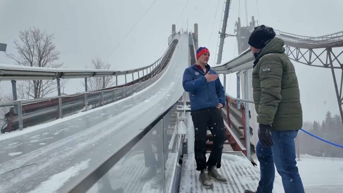 Closer look at thrilling ski jump facilities in Lake Placid, NY – NBC ...