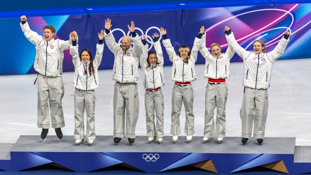 Team USA wins figure skating team gold – NBC New York