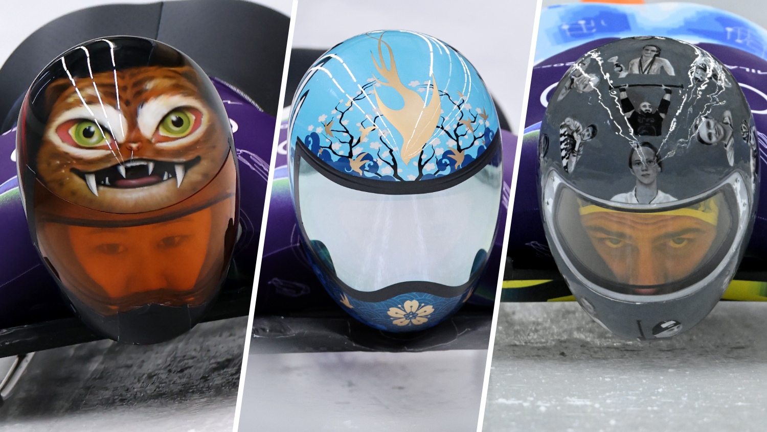 See the top skeleton helmet designs at 2026 Winter Olympics – NBC New York