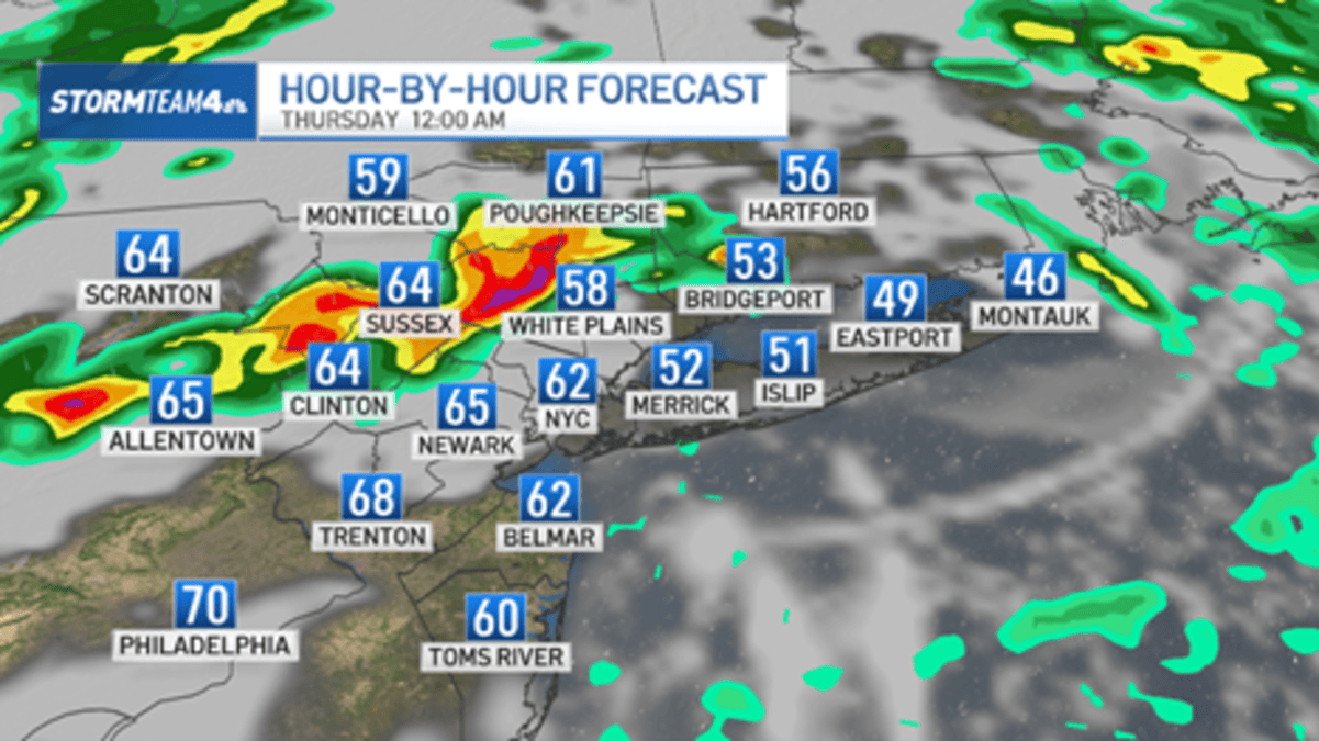 Storms follow record highs, then cold brings possible snow – NBC New York