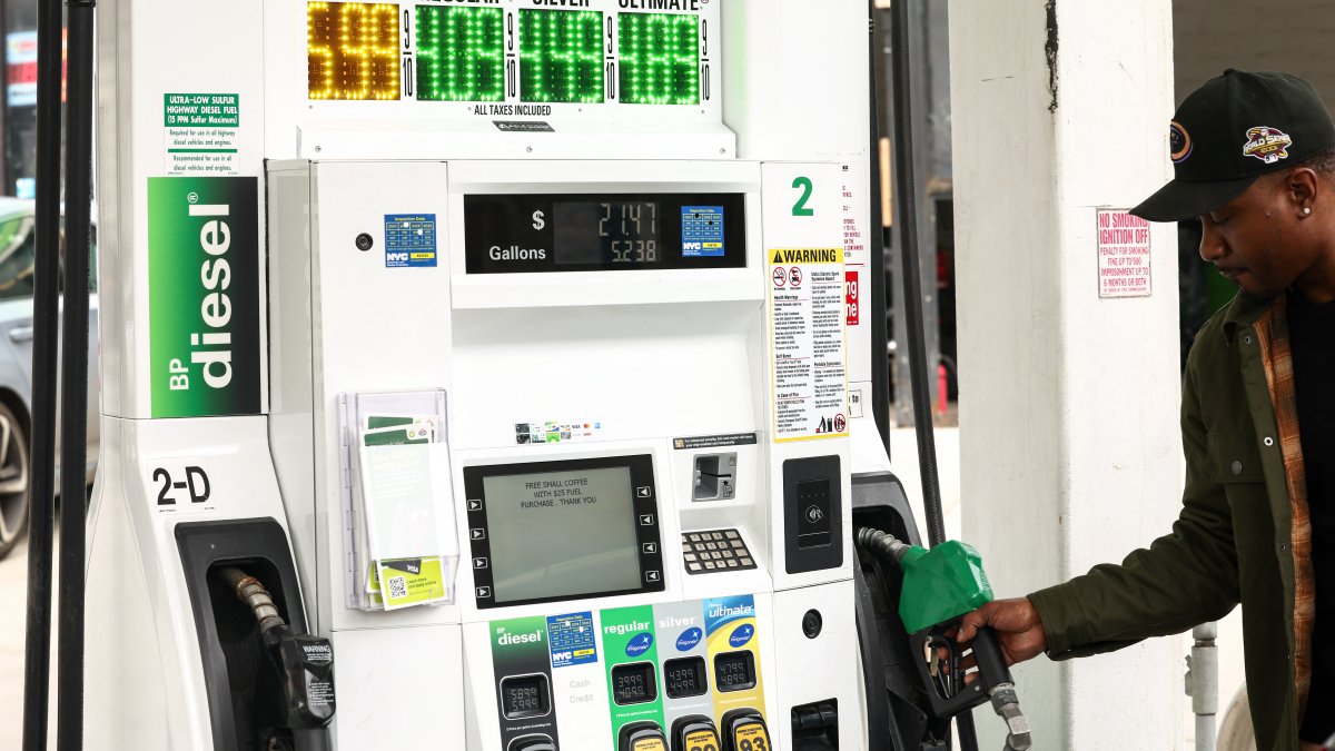 What the price of gas was a year ago across the tri-state, versus today ...