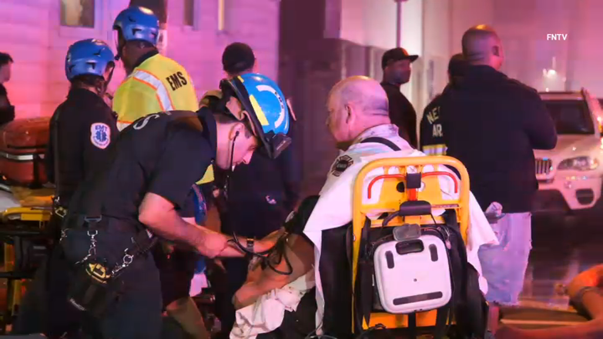 Several firefighters injured battling massive Newark fire – NBC New York