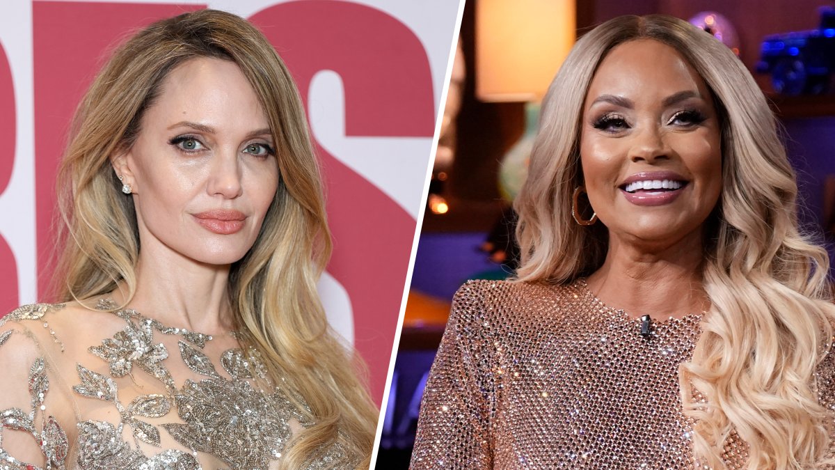 Angelina Jolie and Gizelle Bryant pose with daughters at sorority event ...