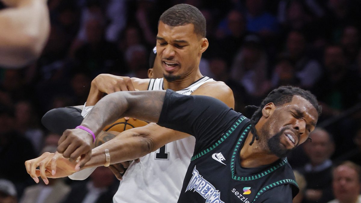 Wembanyama ejected in Spurs-Wolves Game 4 for Flagrant 2 foul – NBC New ...