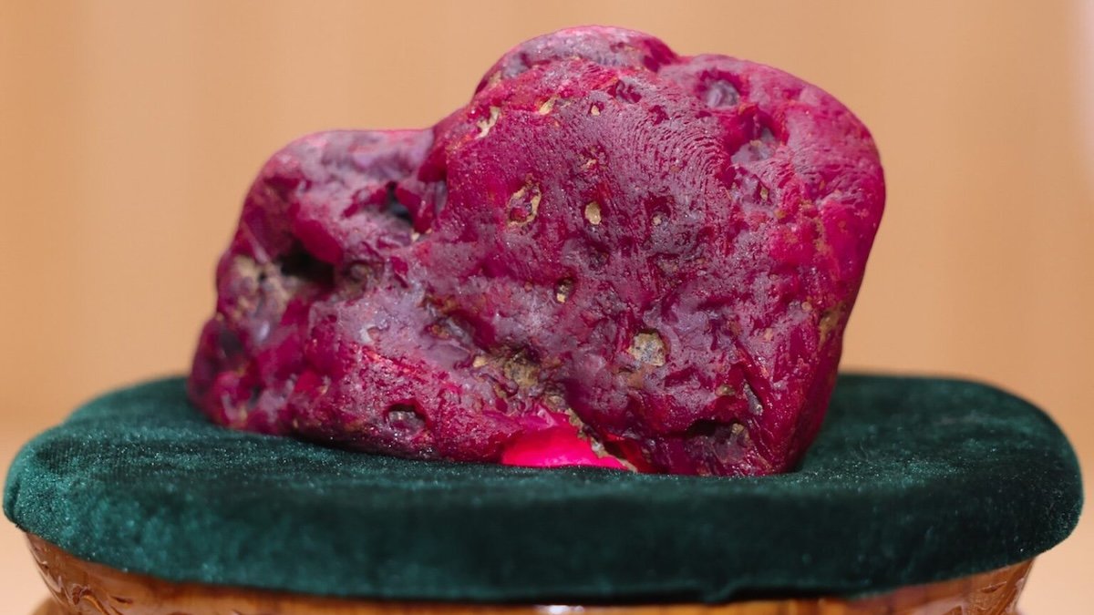 Massive 11,000-carat rare ruby found in Myanmar – NBC Bay Area