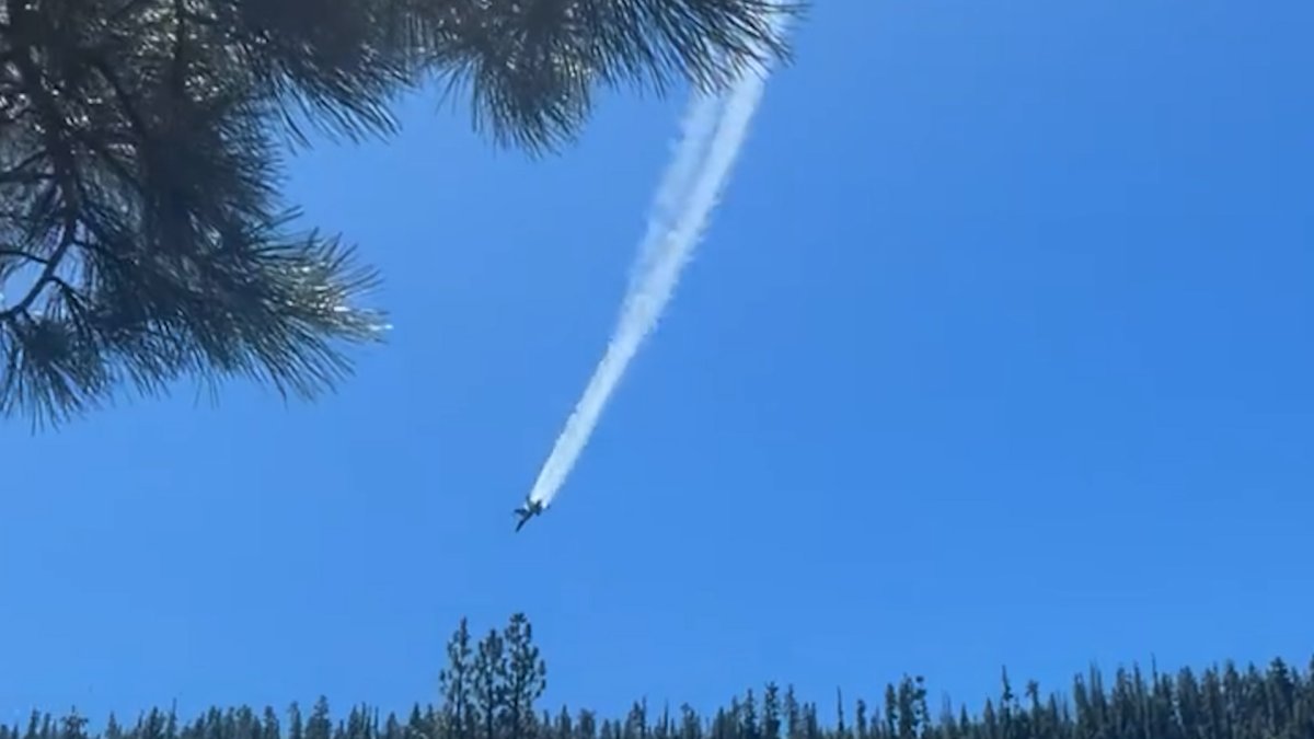 Video captures fighter jet crash in Washington – NBC New York